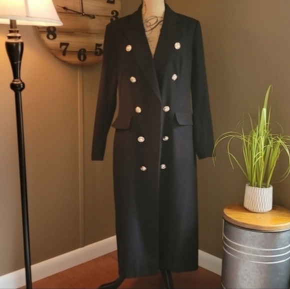 VENUS | Jackets & Coats | New Venus Long Trench Double Breasted Coat ...